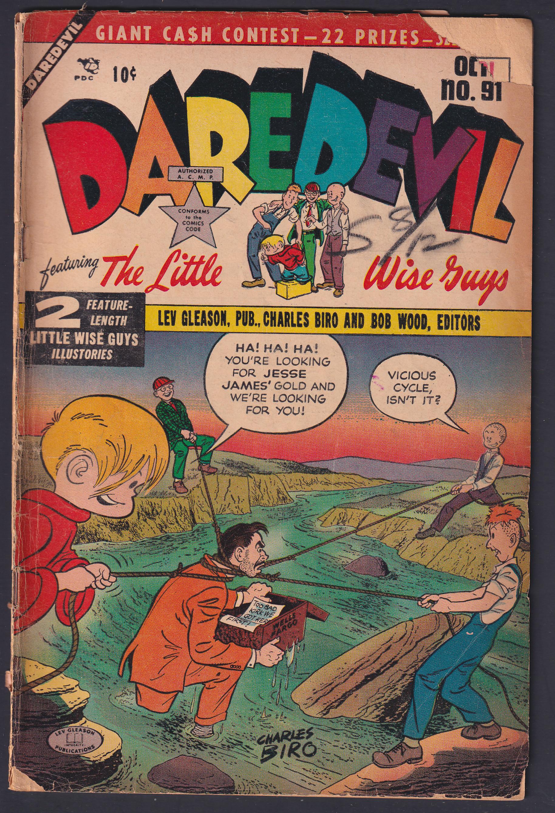 Daredevil Comics 91 (1952) GD- 1.8 Golden Age Lev Gleason | eBay